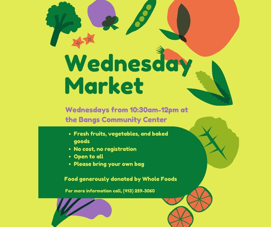 Wednesday Market: March 2025 at Bangs Community Center - Amherst Now