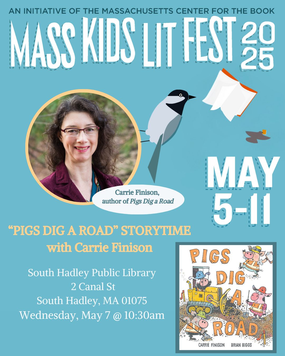 Story Time with Author Carrie Finison at South Hadley Library - Amherst Now
