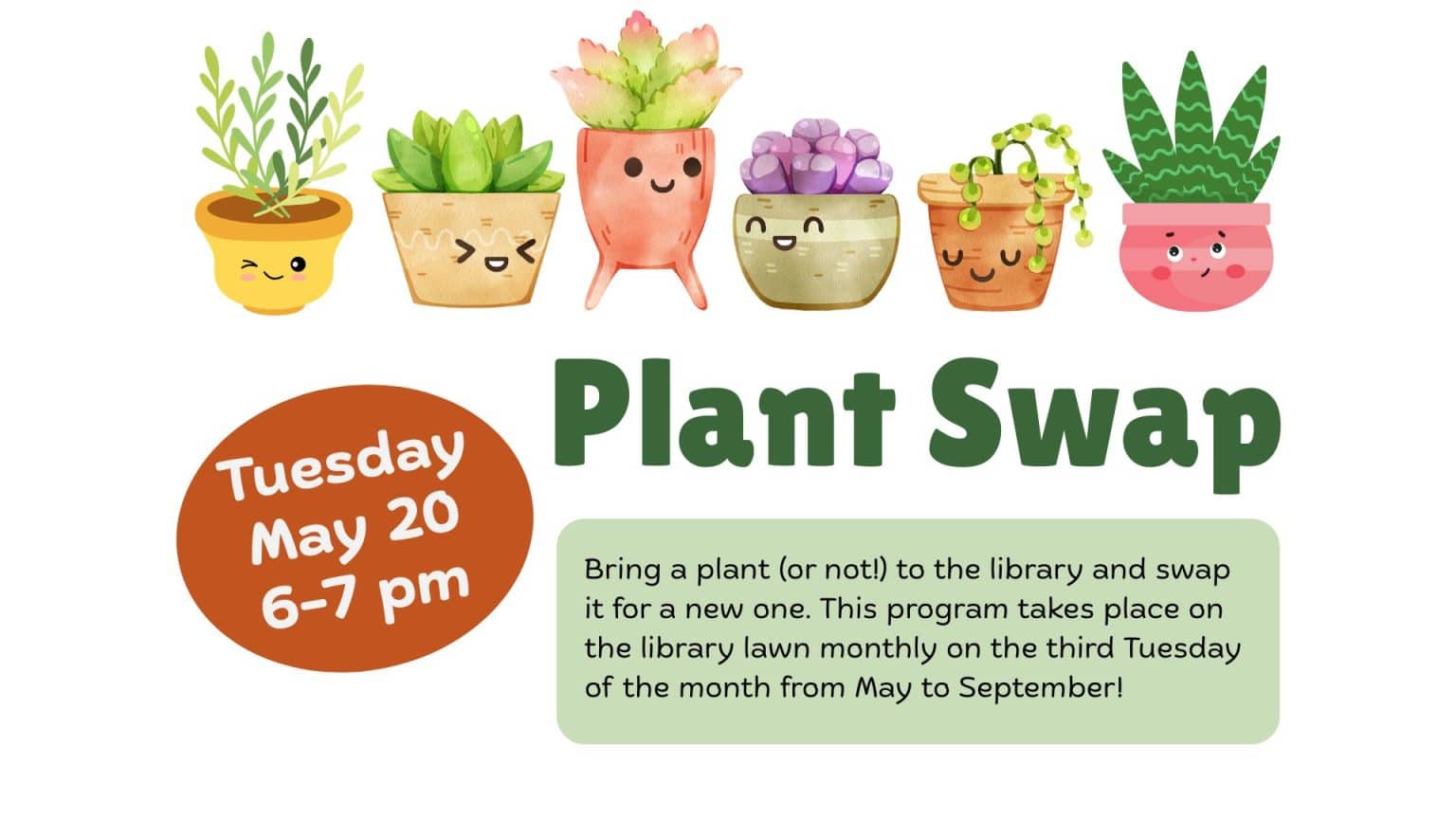 Monthly Plant Swap at Clapp Memorial Library - Amherst Now
