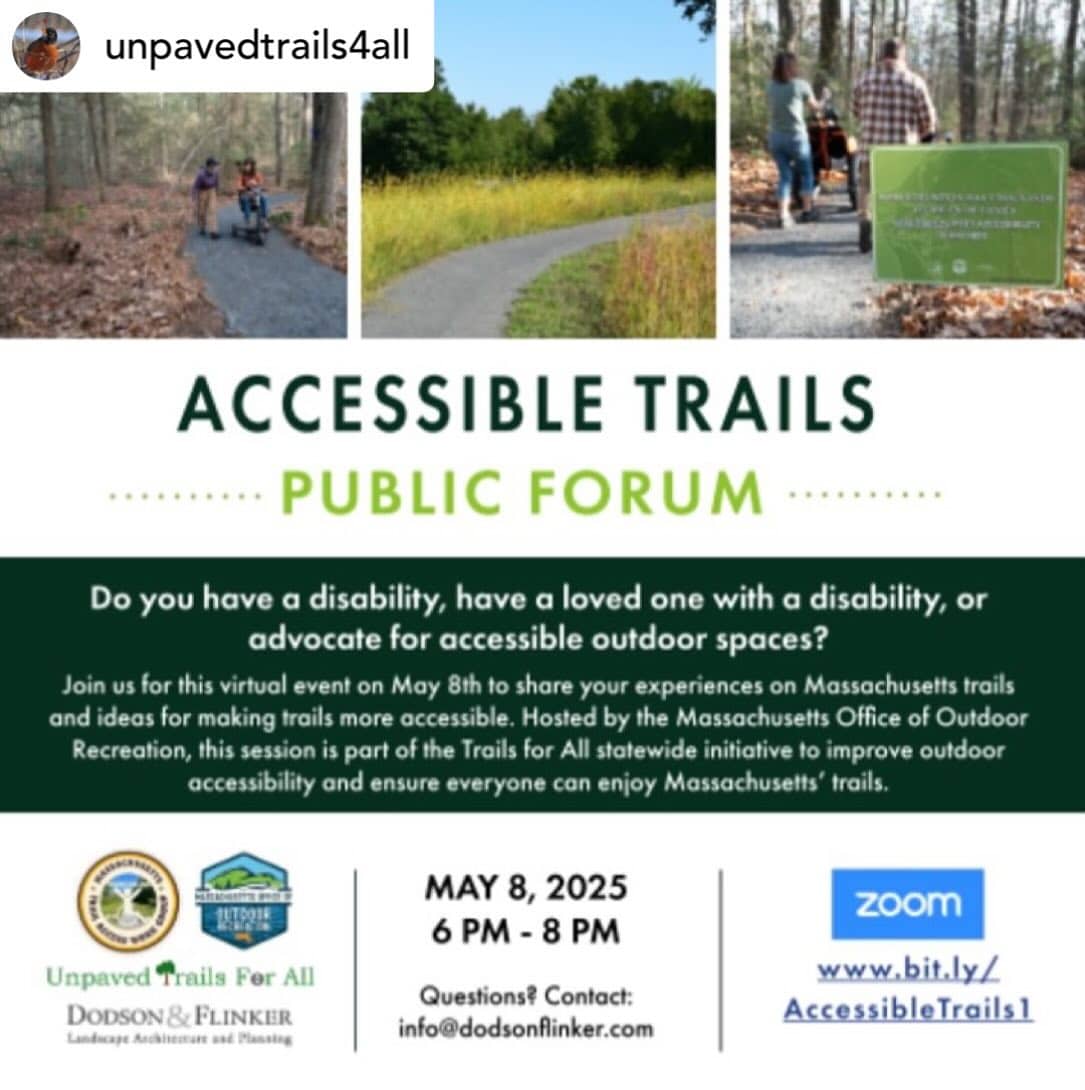Public Forum on Accessible Trails – May 8 (Virtual) - Amherst Now