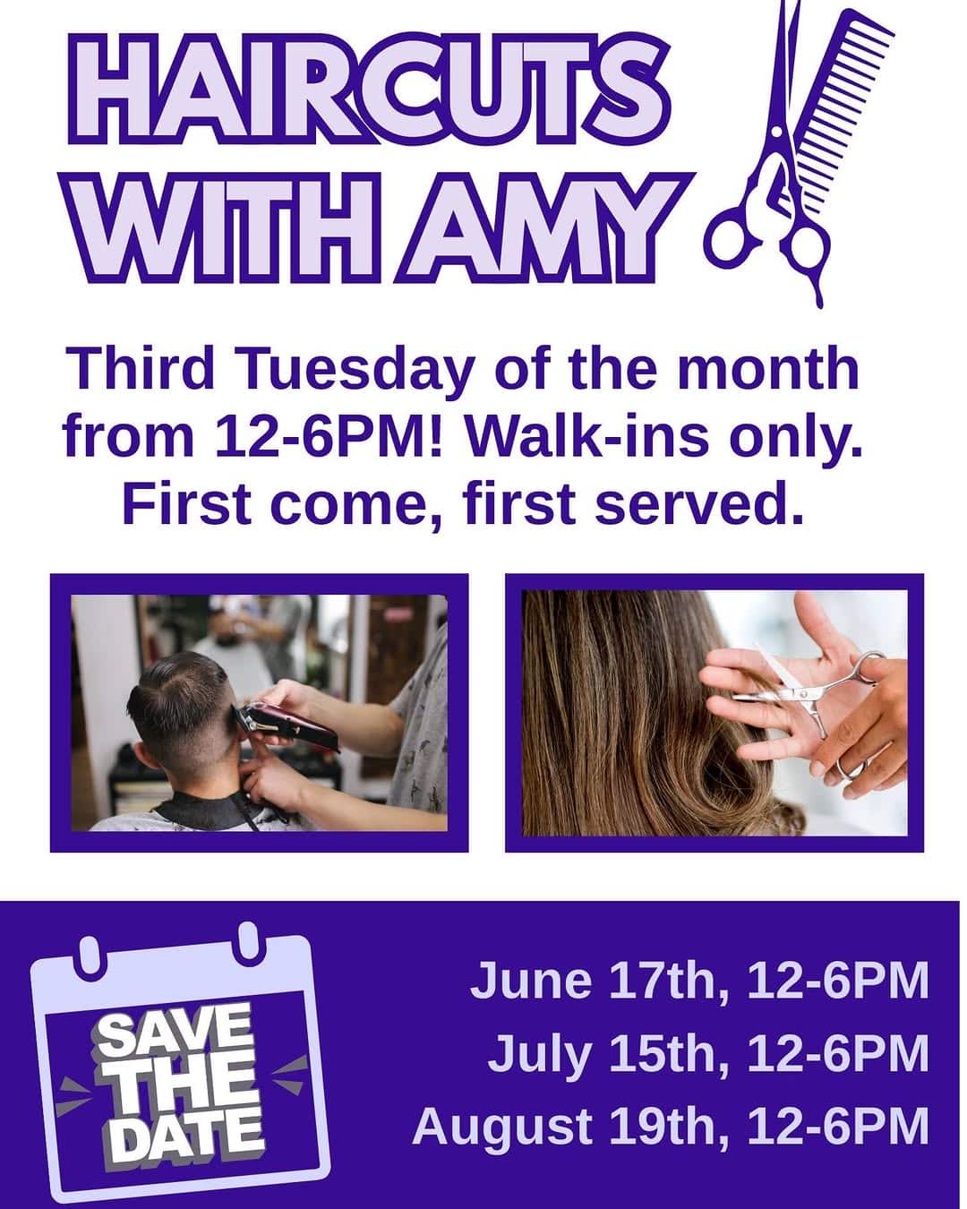 Walk-In Haircuts with Amy - Amherst Now