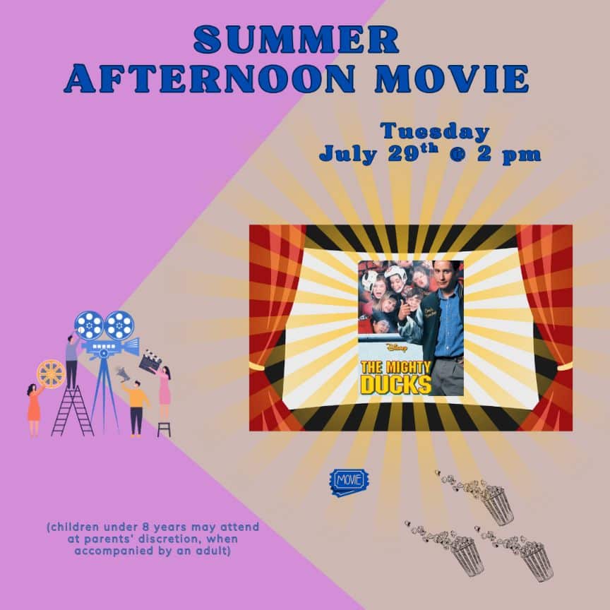Summer Movie Afternoon at Hadley Public Library - Amherst Now