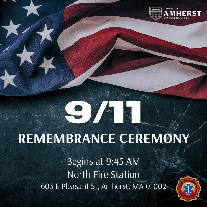 9/11 Remembrance Ceremony at North Fire Station - Amherst Now