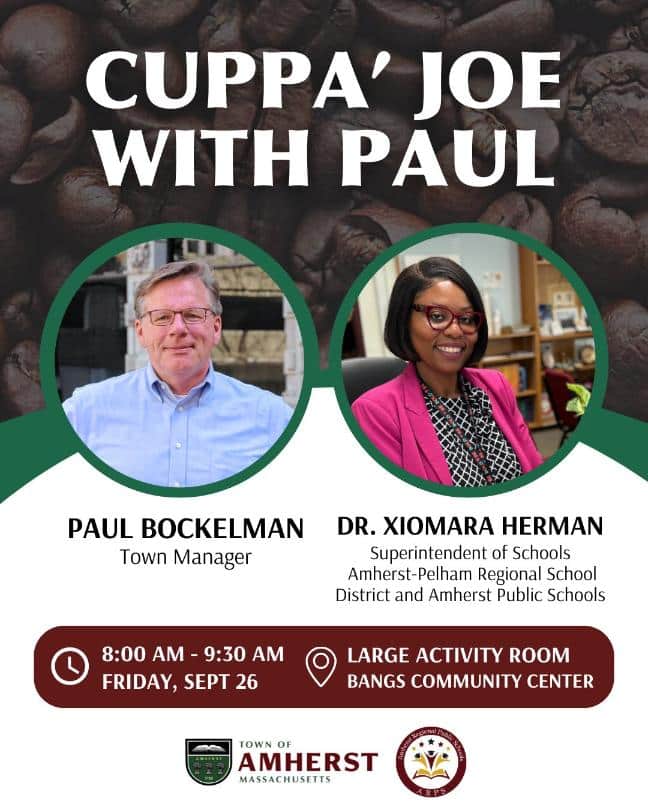 Cuppa’ Joe with Paul and Dr. Xiomara Herman at Bangs Community Center ...