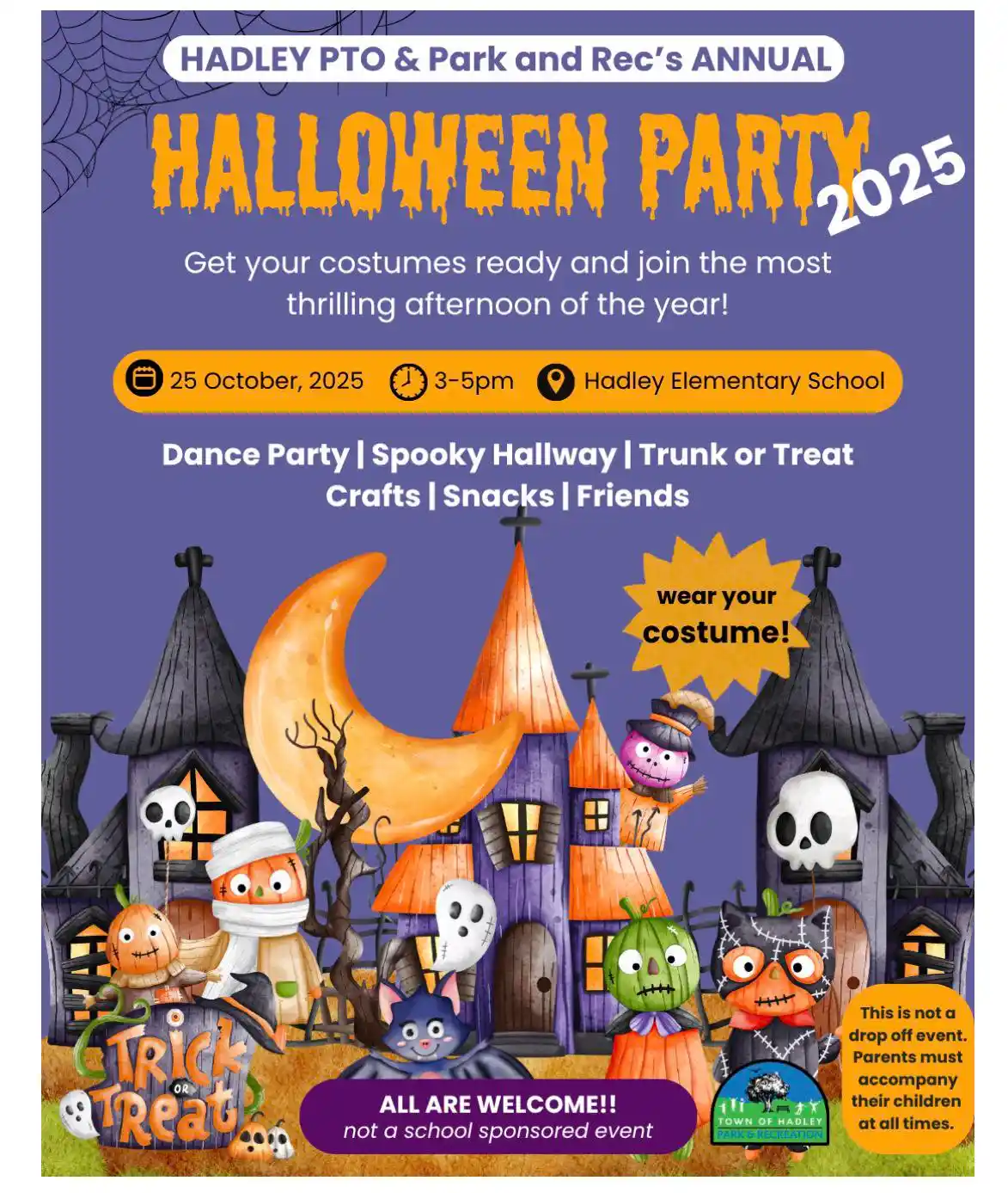 Hadley Halloween Party at Elementary School - Amherst Now