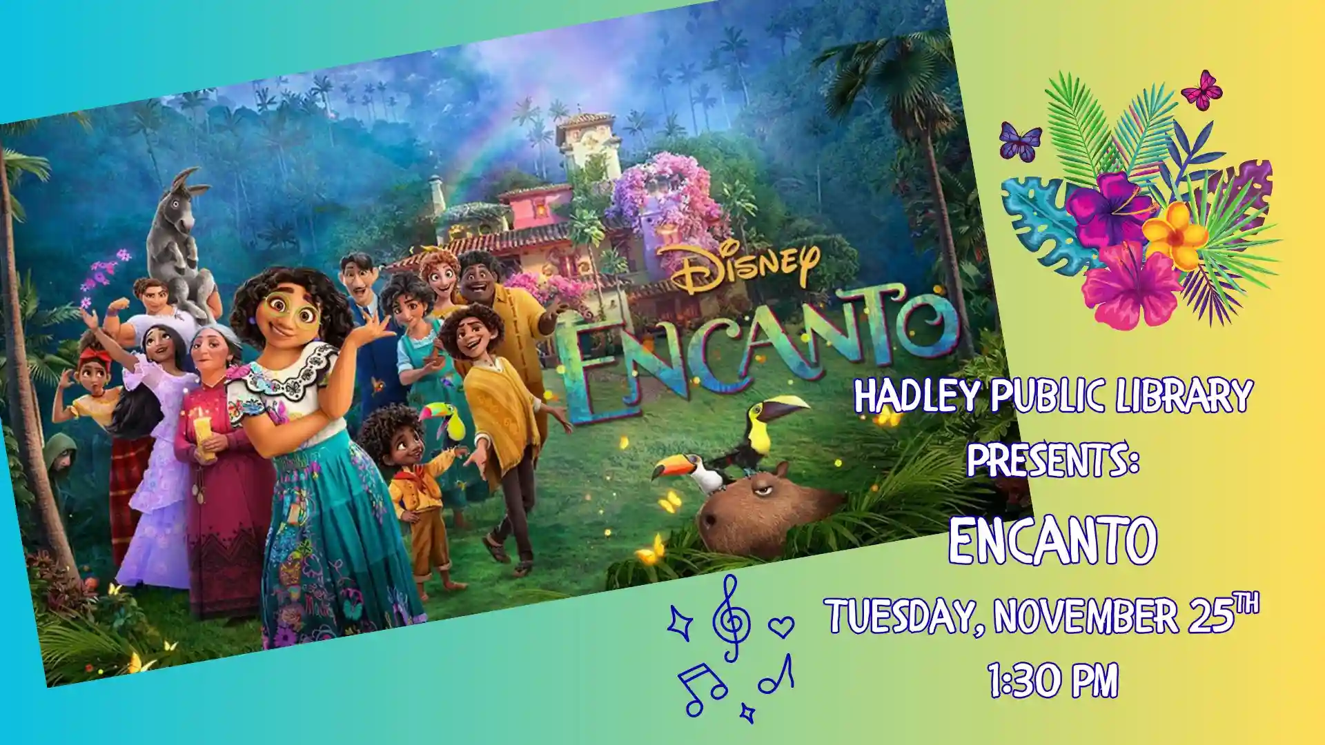 Encanto Movie at Hadley Public Library - Amherst Now