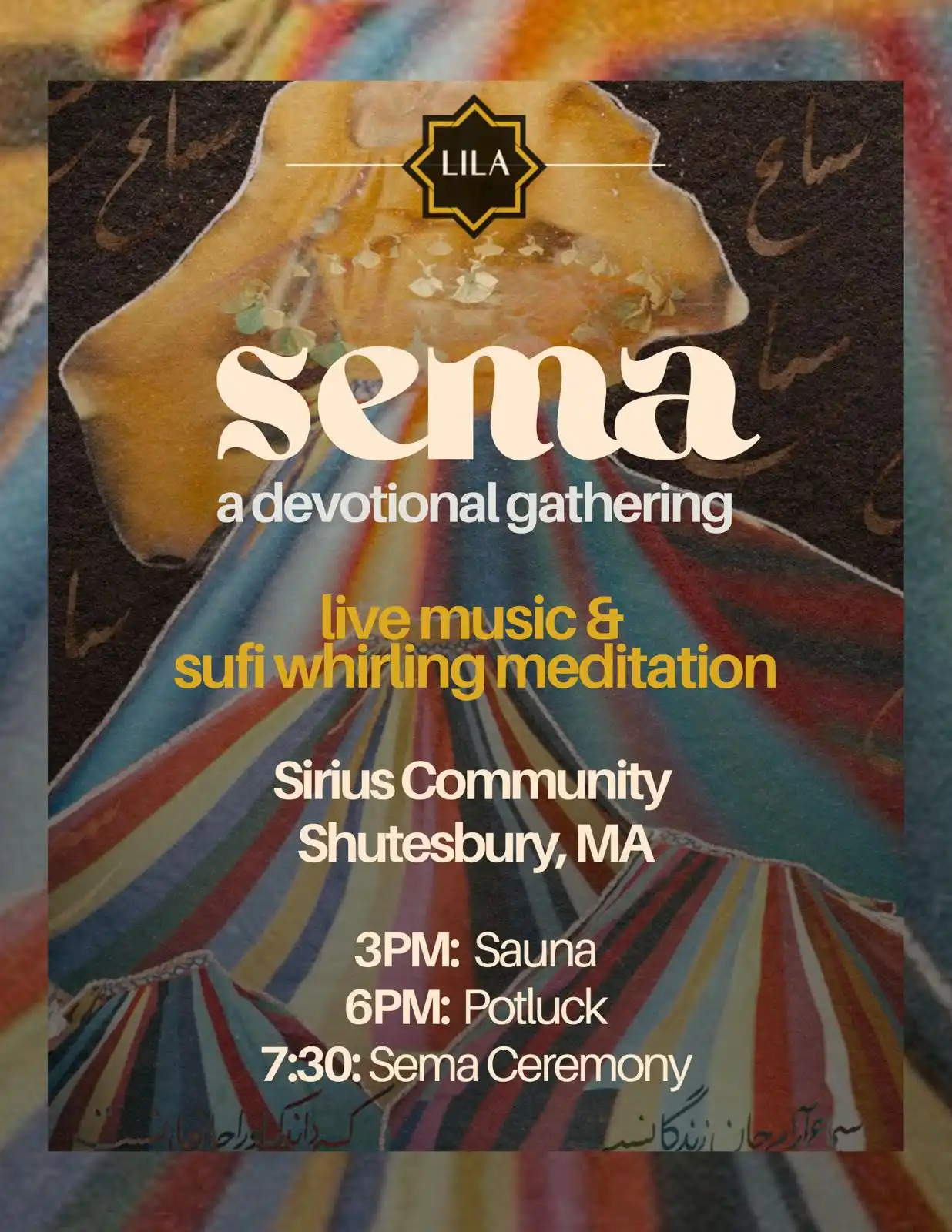Sema Devotional Gathering at Sirius Community - Amherst Now