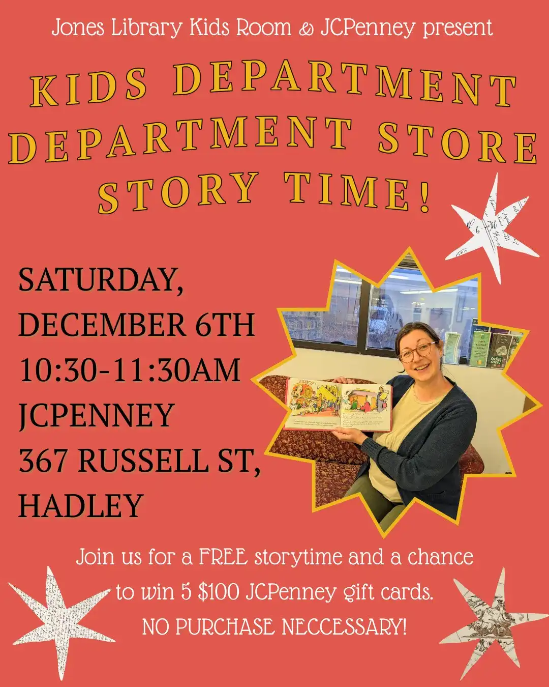 Kids Department Store Story Time at JCPenney - Amherst Now