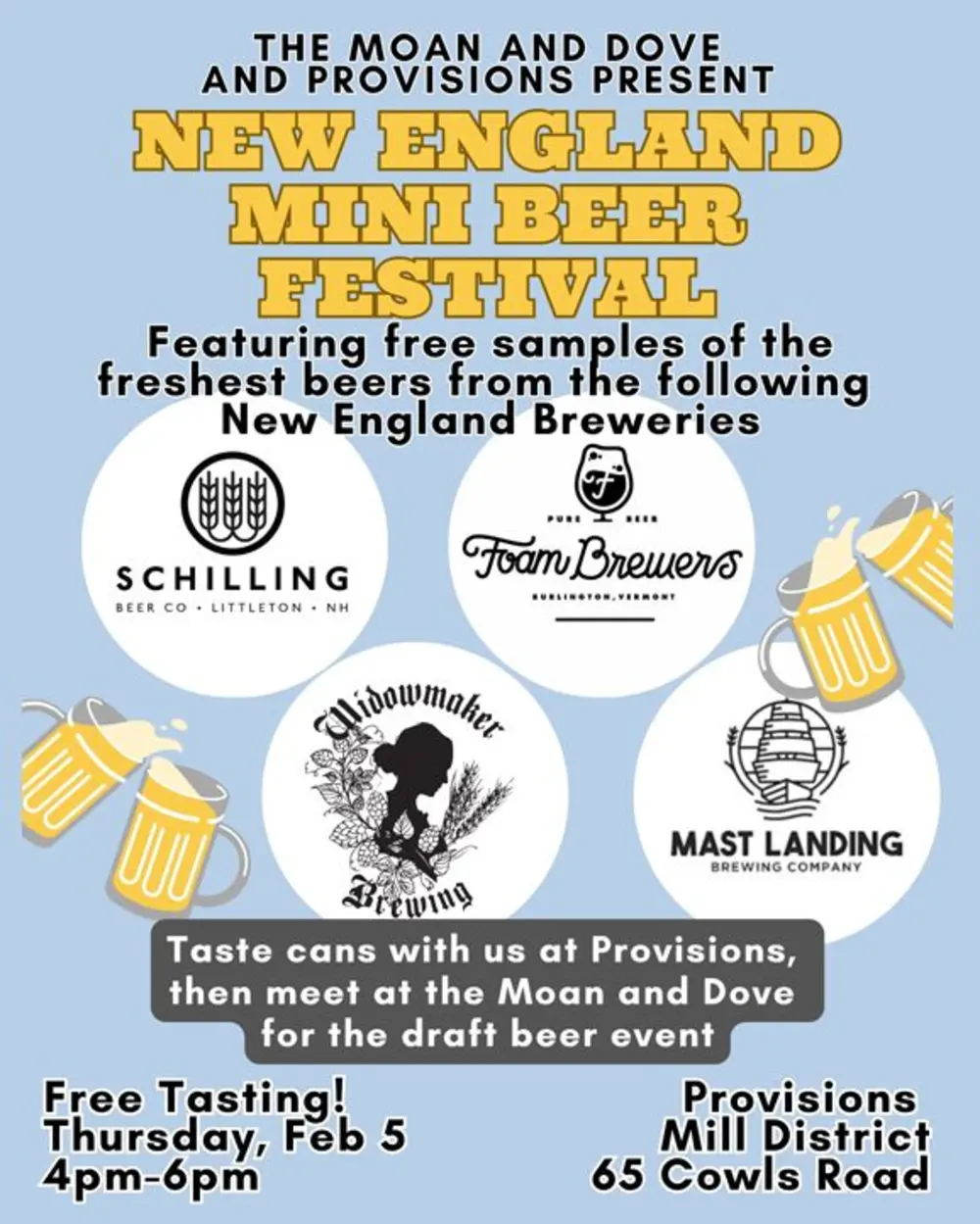 New England Mini Beer Festival at Provisions Mill District - Amherst Now